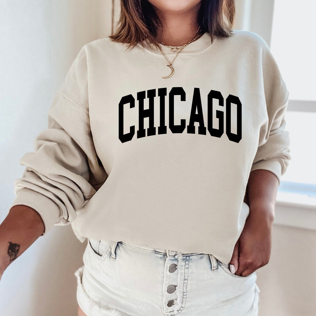 Chicago Sweatshirt | Chicago | Chicago Gifts | Travel Sweatshirt ...