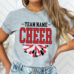 Custom Cheer Tee | Cheerleading Shirt, Cheer Coach Shirt, Cheerleader ...