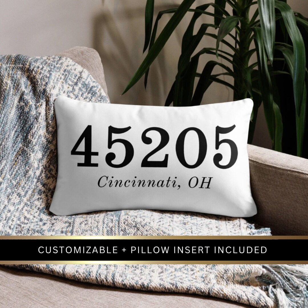 CUSTOM City Pillow | New House Gift, Engagement Present, Custom Throw ...