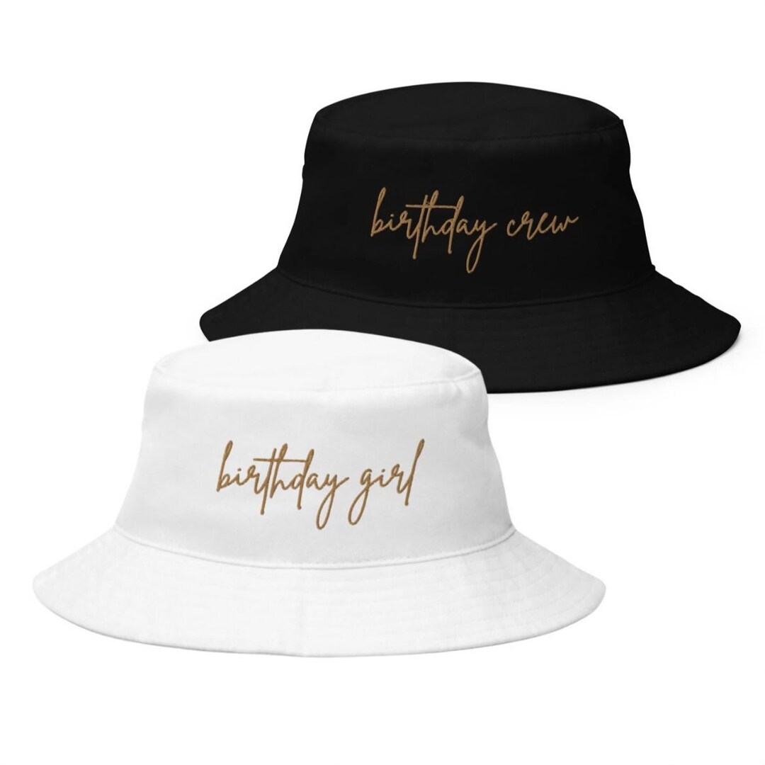 Birthday Crew Bucket Hat | Birthday Hat | Birthday Crew | Embroidered ...