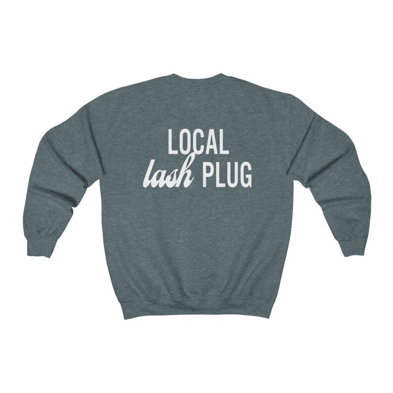 Local Lash Plug Sweatshirt Lash Tech Lashes Lash Boss - Etsy