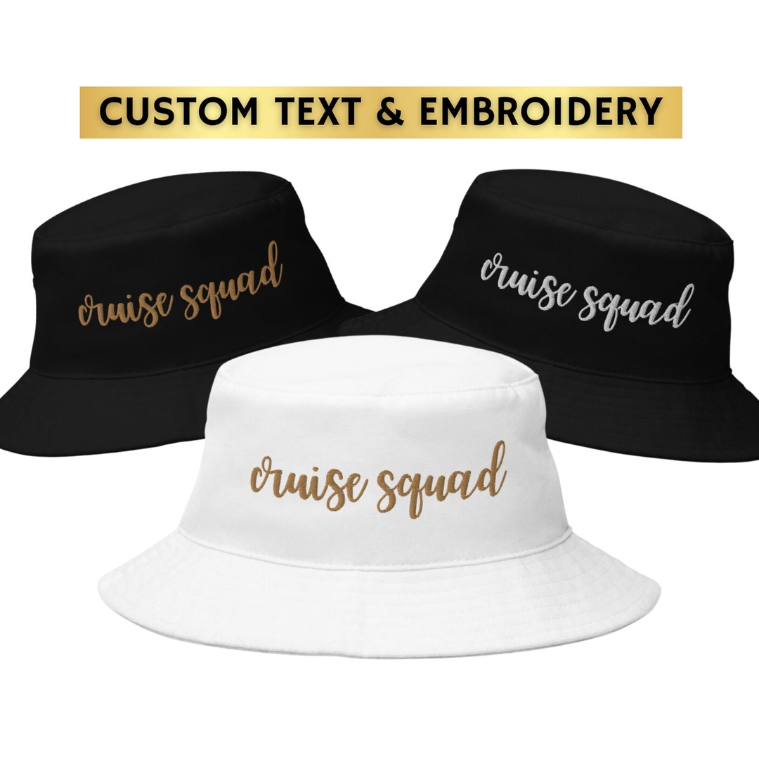 Cruise Squad Bucket Hat | Cruise Birthday, Vacation Gifts, Matching ...