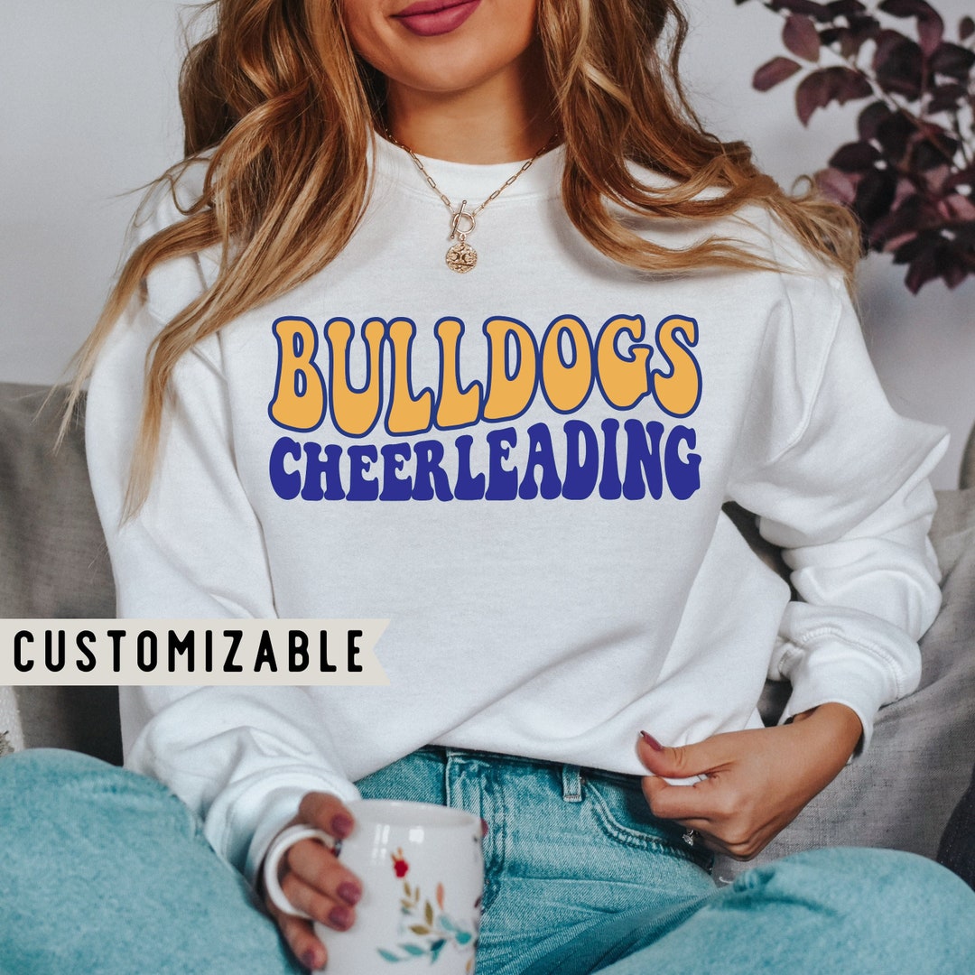 Custom Cheer Sweatshirt | Cheerleading Sweatshirt, Team Mascot, Cheer ...