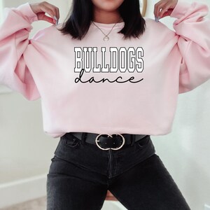 Custom Dance Sweatshirt | Dance Team Sweatshirt, Team Mascot, Dance ...