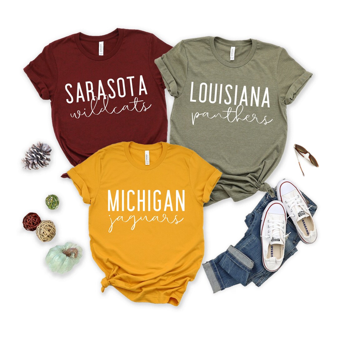 Custom School Spirit Tee | School Mascot Shirt | School Spirit Shirt ...