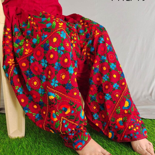 Embroidered Pants - Etsy