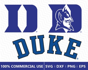 Duke blue devils svg | Etsy