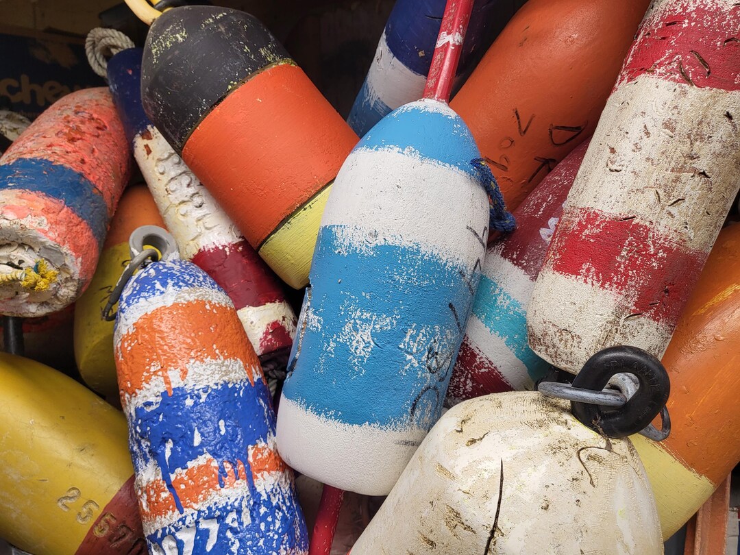 Sale Jumbo Buoys Unheard of Price Large off Shore Buoy Distressed Maine ...