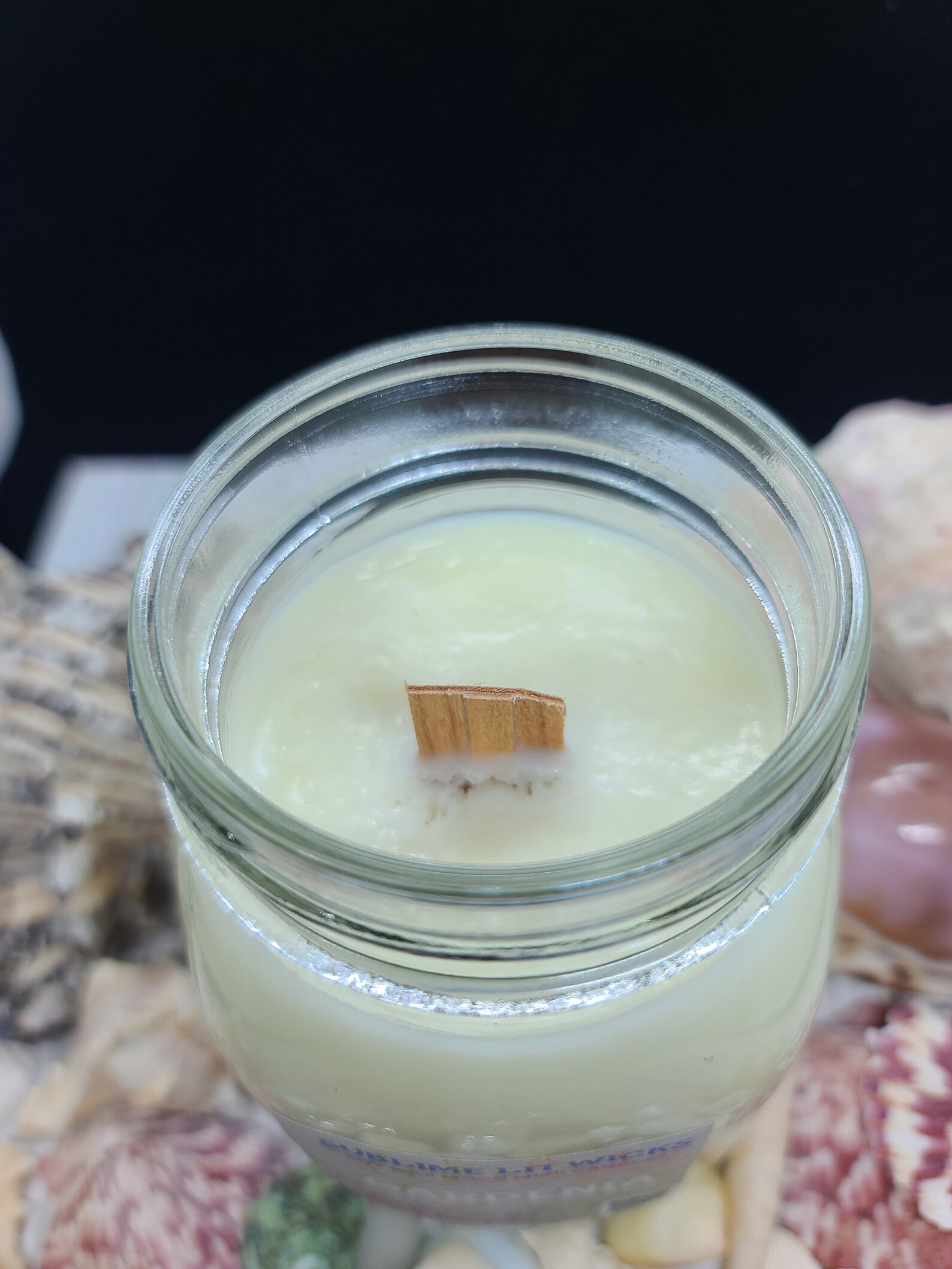 Gardenia Soy Wax Wood Wick Candle - Etsy