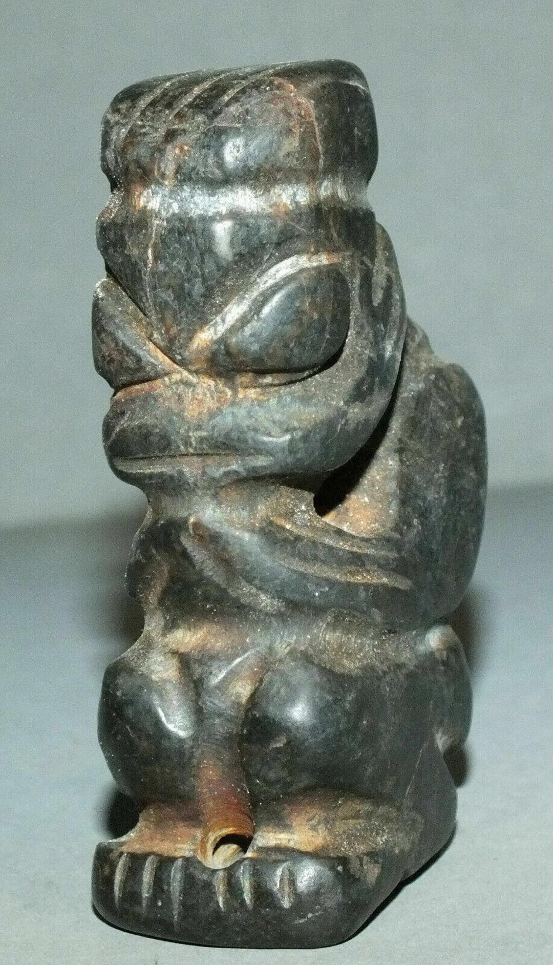 Outstanding Large Heavy Old Jade Demon Amulet Pendant Statue Thailand ...