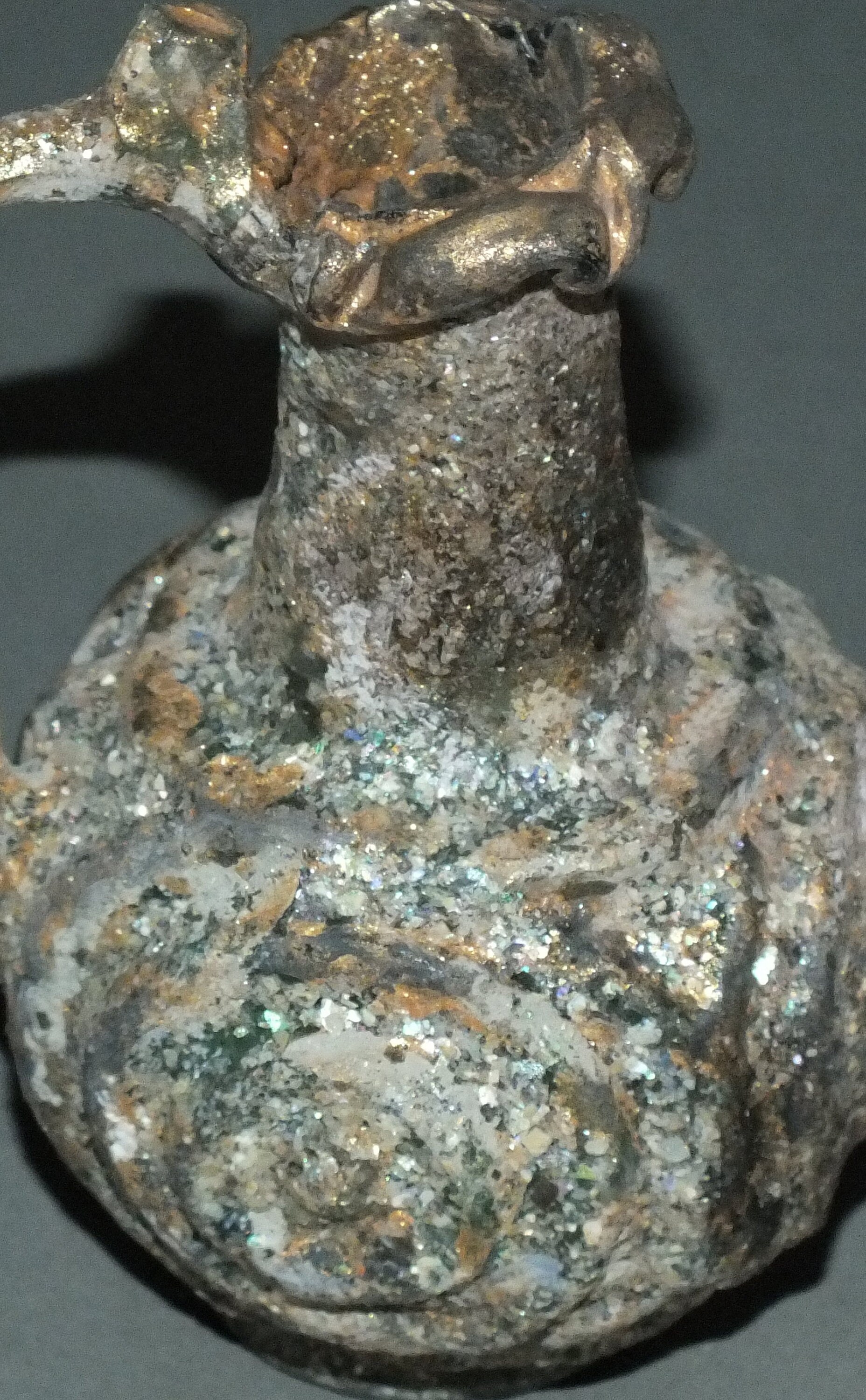 Outstanding ANCIENT ROMAN GLASS Jug With Handle Vase Beautiful - Etsy