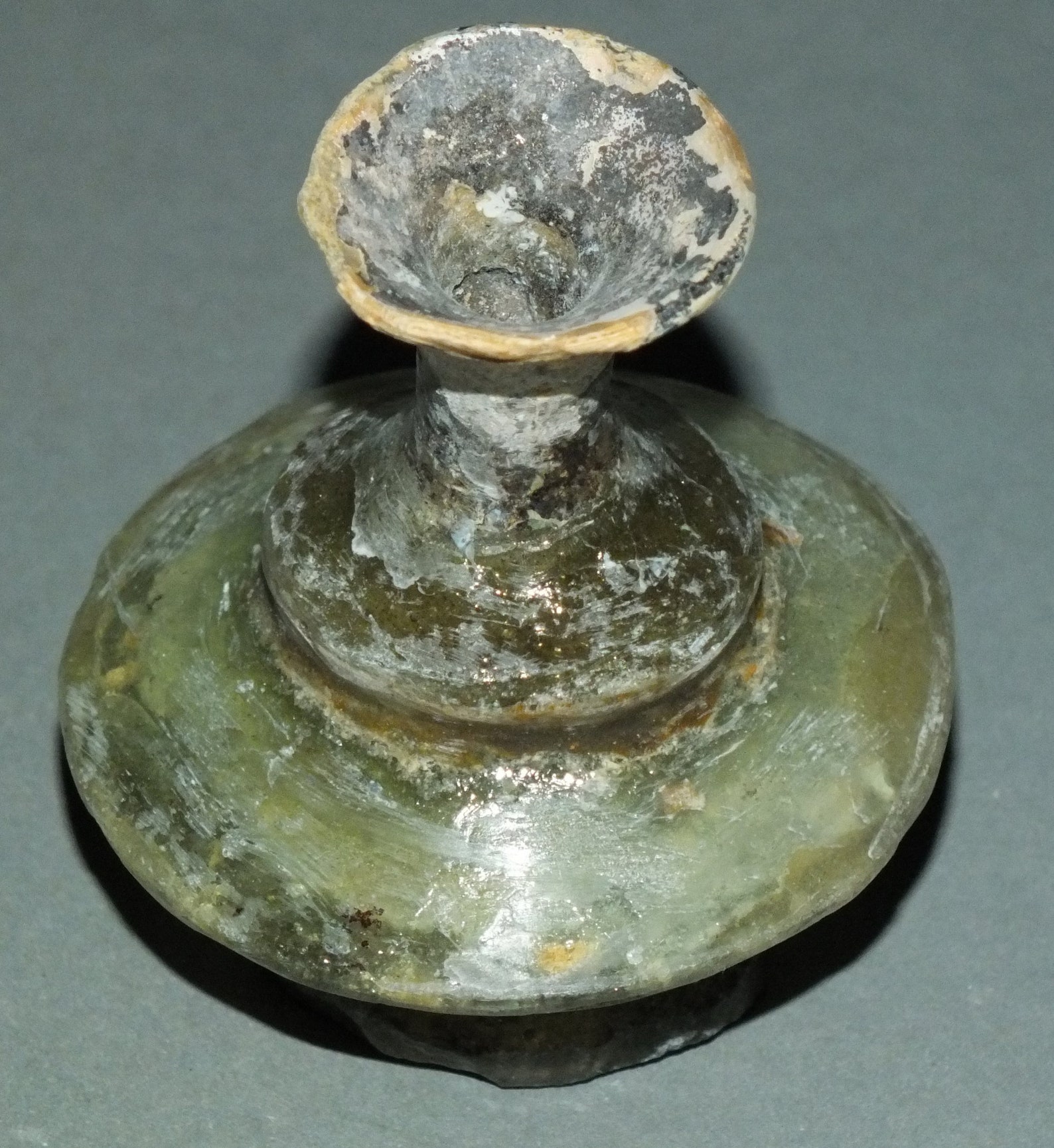 Ancient Roman Glass Bottle Vase Vessel Pot Beautiful Patina - Etsy