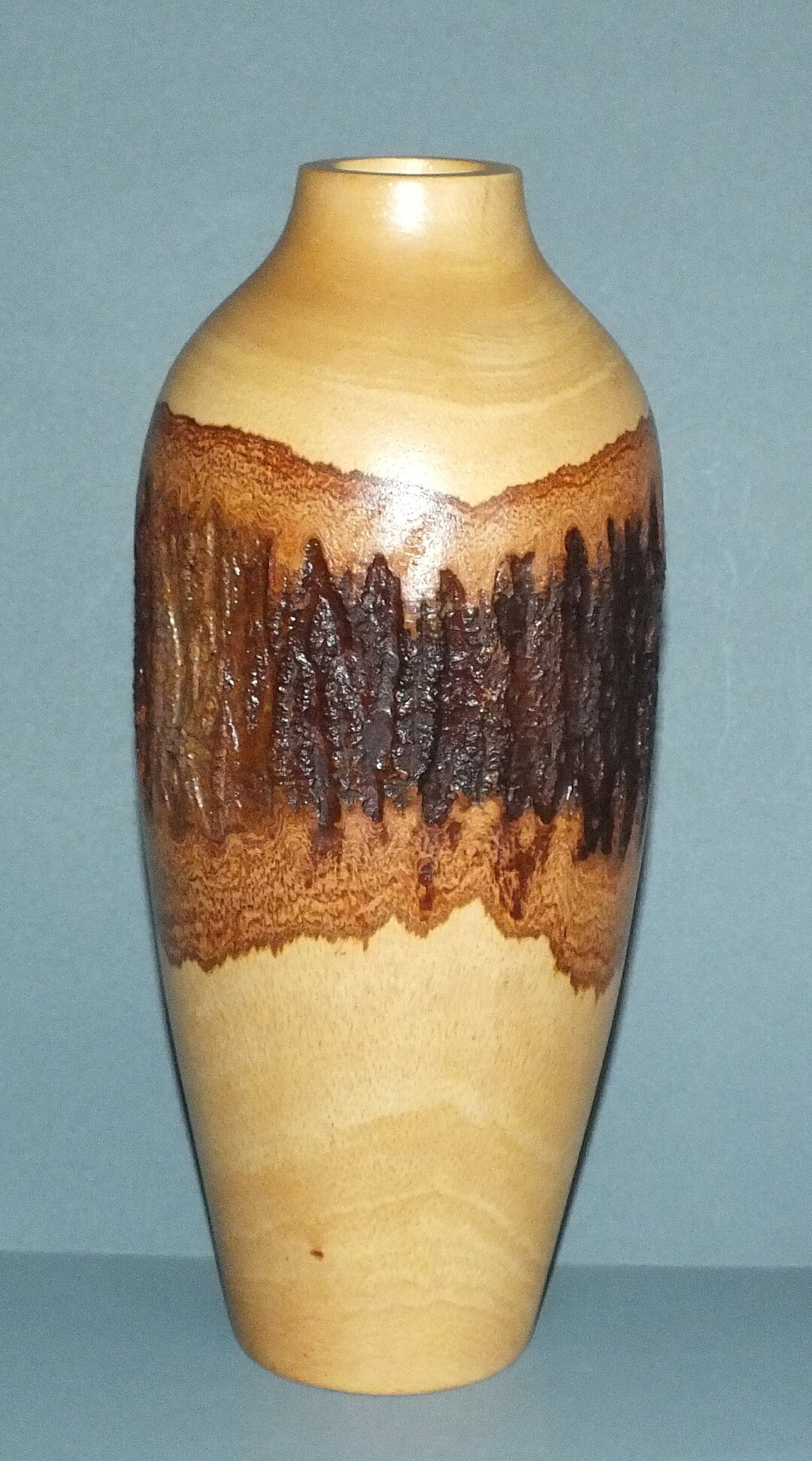 Mango Wood Vase Beautiful Pattern Thailand FREE SHIPPING - Etsy