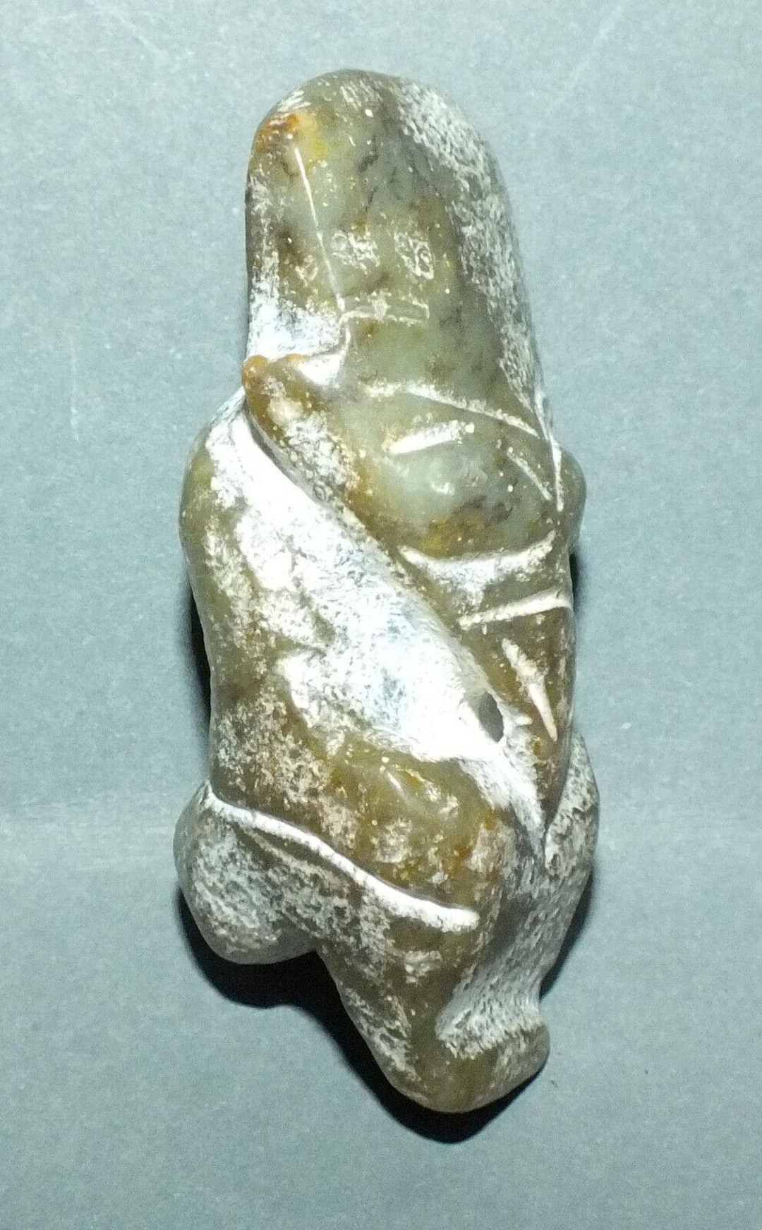 Outstanding Large Heavy Old Jade Demon Amulet Pendant Statue Thailand ...