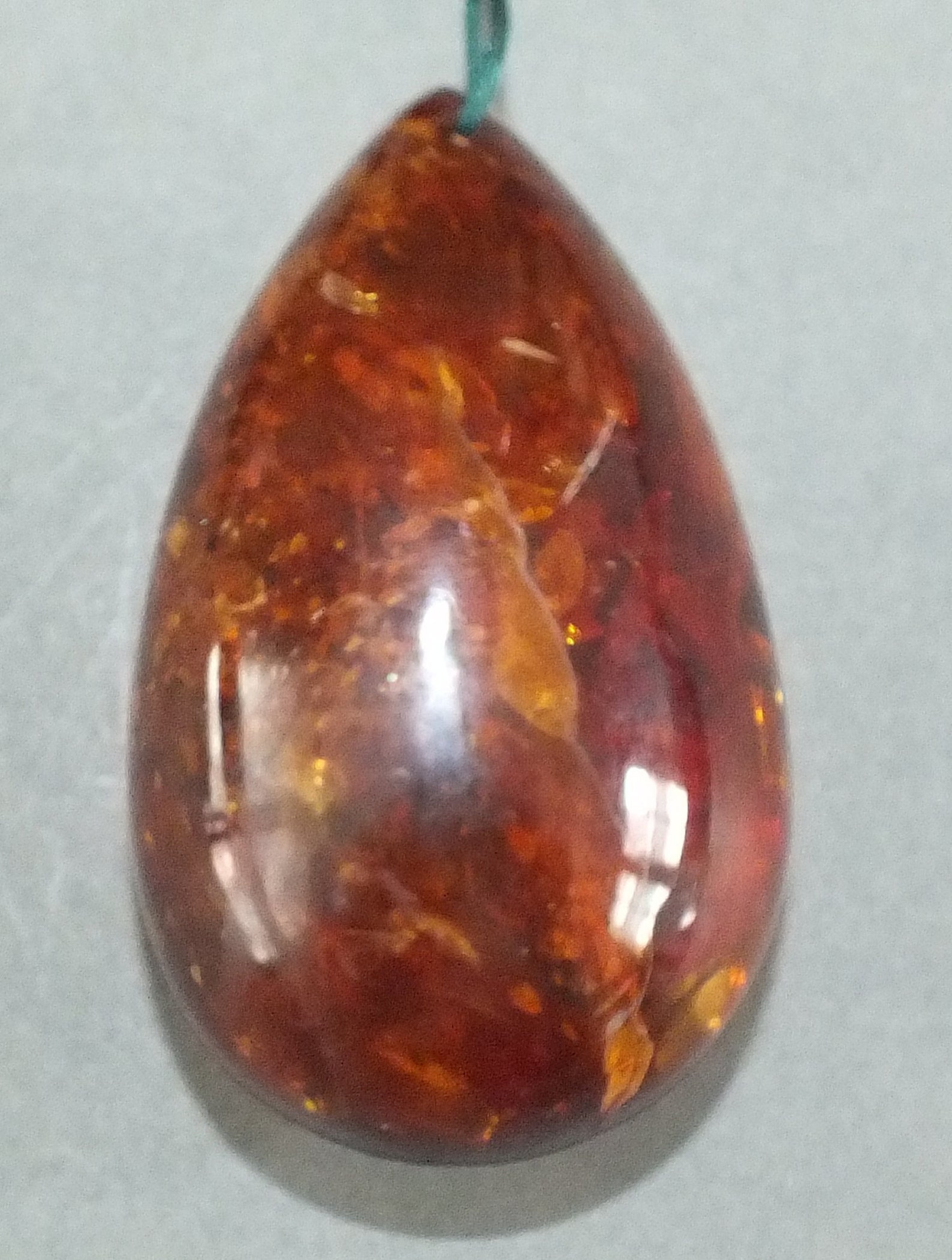 Large Amber Pendant From Burma (5.6cm X 3.5cm X 2.5cm) - Etsy