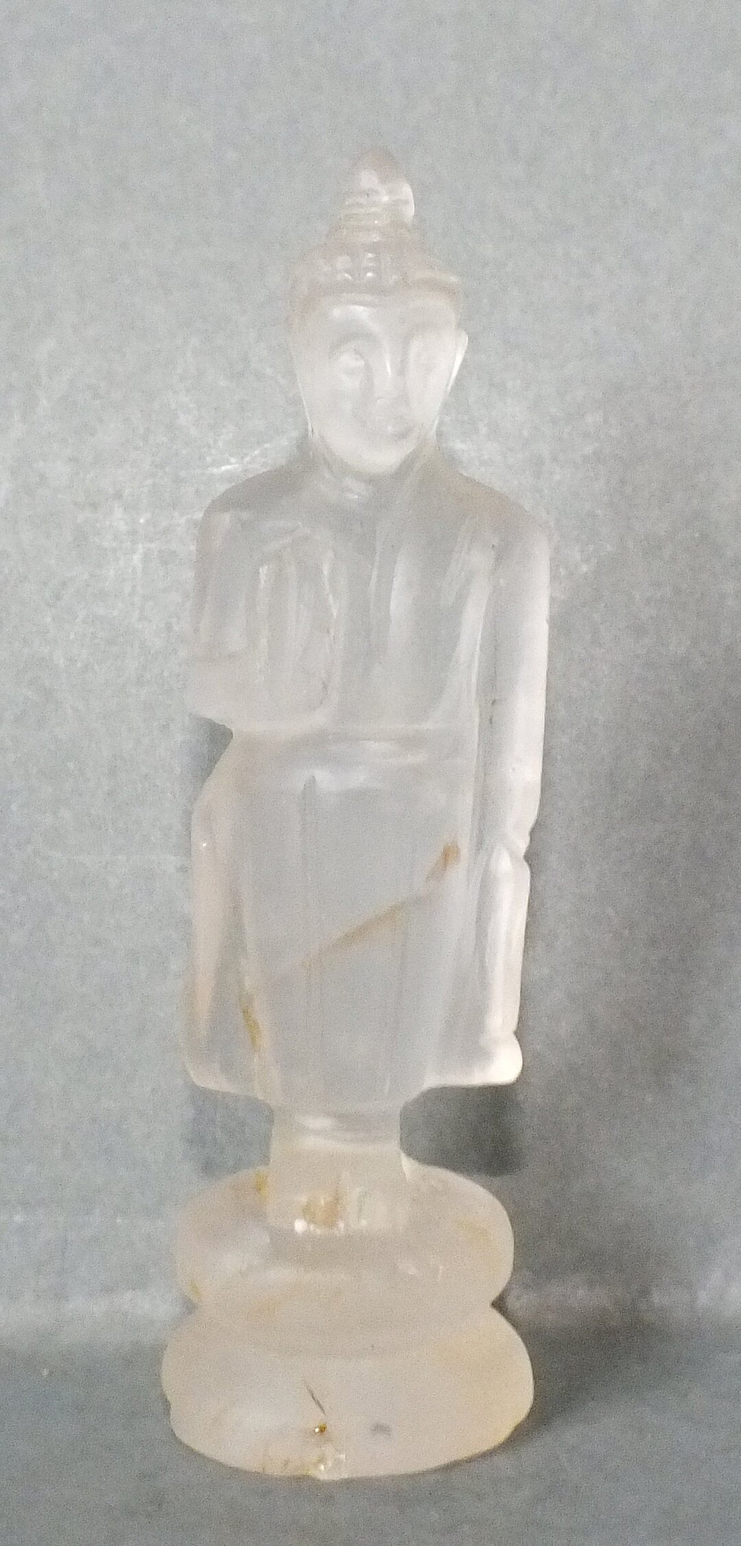Fine Crystal Standing Buddha Statue Thailand FREE SHIPPING - Etsy