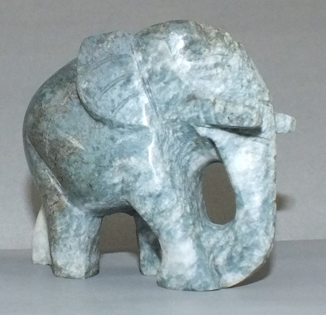 Jade Elephant Statue Burma FREE SHIPPING - Etsy