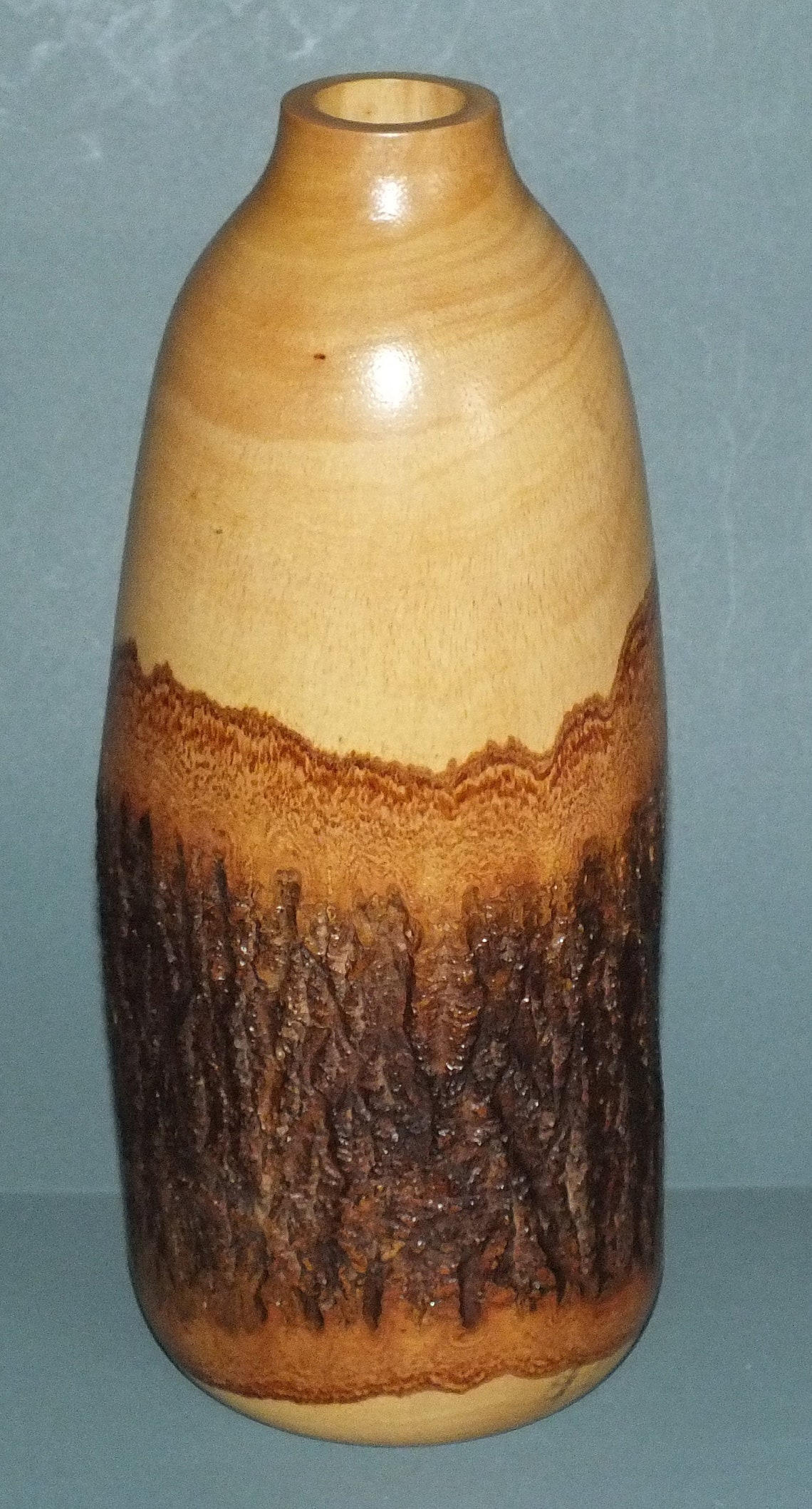 Mango Wood Vase Beautiful Pattern Designed for Dried Flowers | Etsy