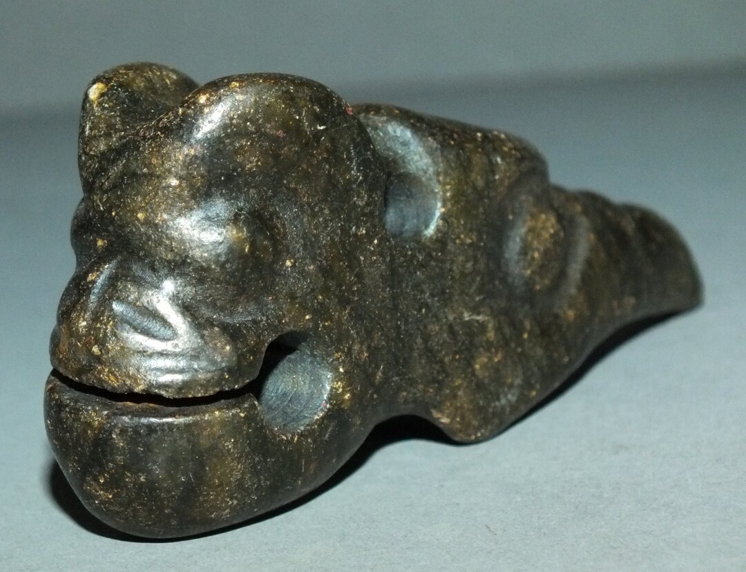 Outstanding Jade Demon Statue Large Heavy Amulet Pendant Thailand - Etsy