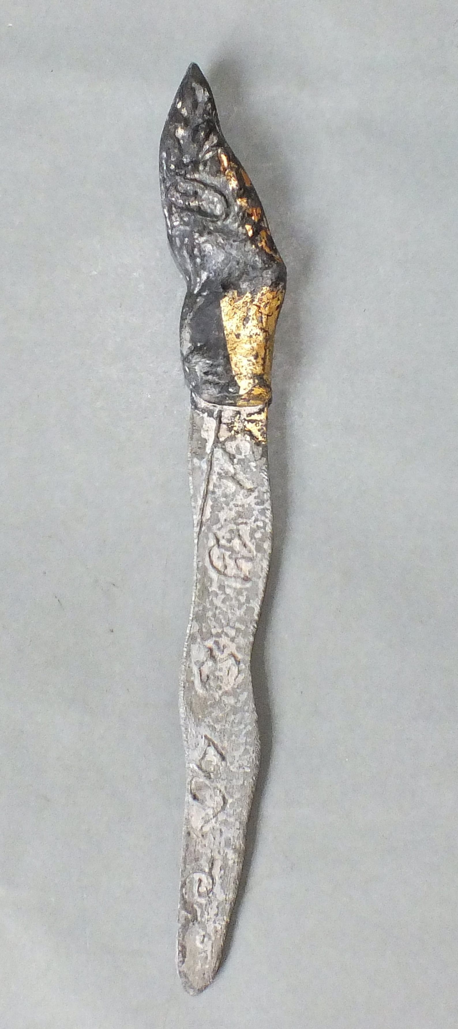 Metal Ritual Sword With Gold Traces Buddhist Protection Object - Etsy