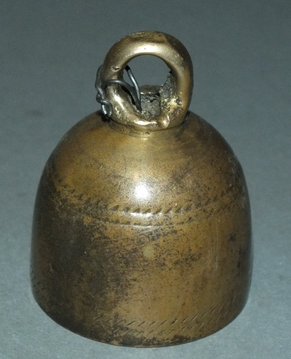 Old Bronze Aloy Bell With Good Sound Thailand Beautiful Patina - Etsy