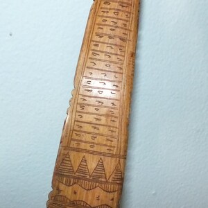 BATAK Calendar Traditional Bone Calendar With Fine Carving on | Etsy