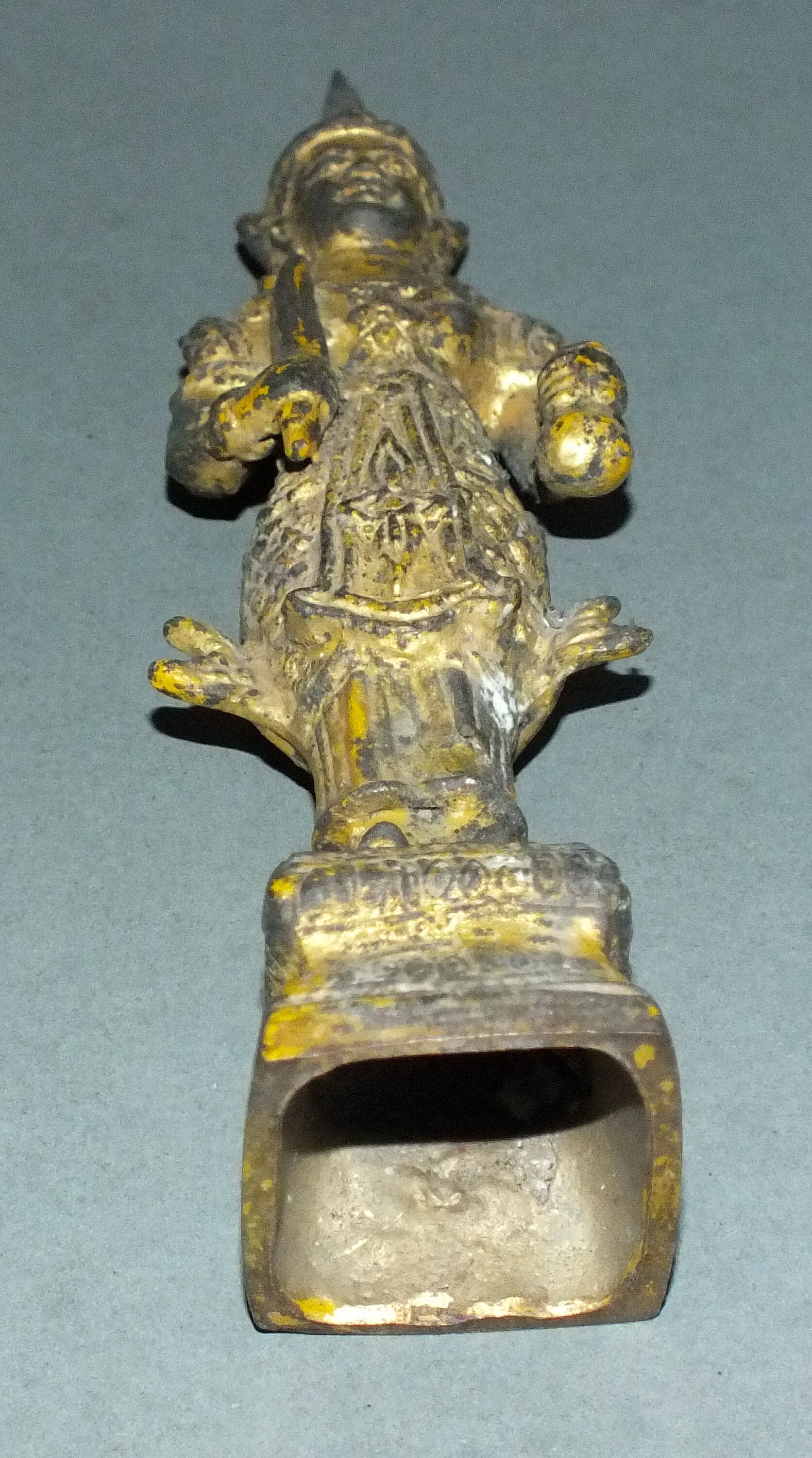 Buddhist Metal Protector Statue Thailand FREE SHIPPING - Etsy