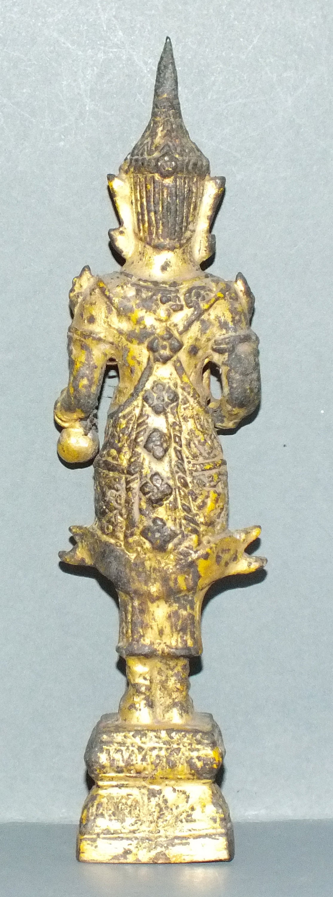 Buddhist Metal Protector Statue Thailand FREE SHIPPING - Etsy