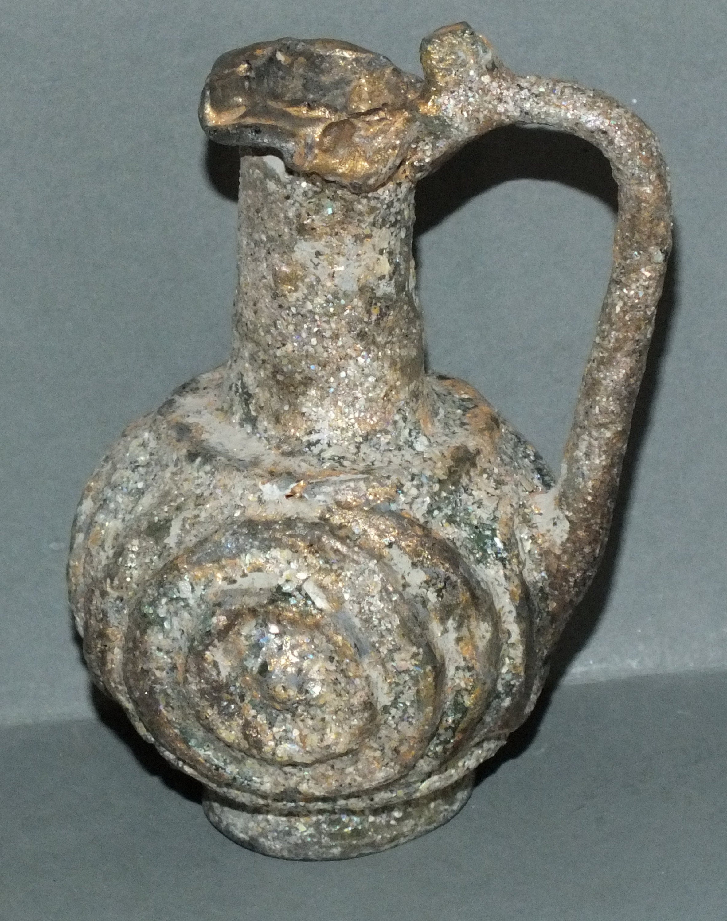 Outstanding ANCIENT ROMAN GLASS Jug With Handle Vase Beautiful - Etsy