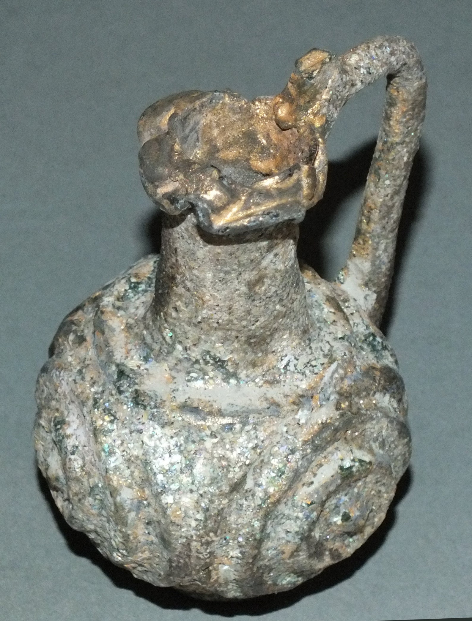 Outstanding ANCIENT ROMAN GLASS Jug With Handle Vase Beautiful - Etsy