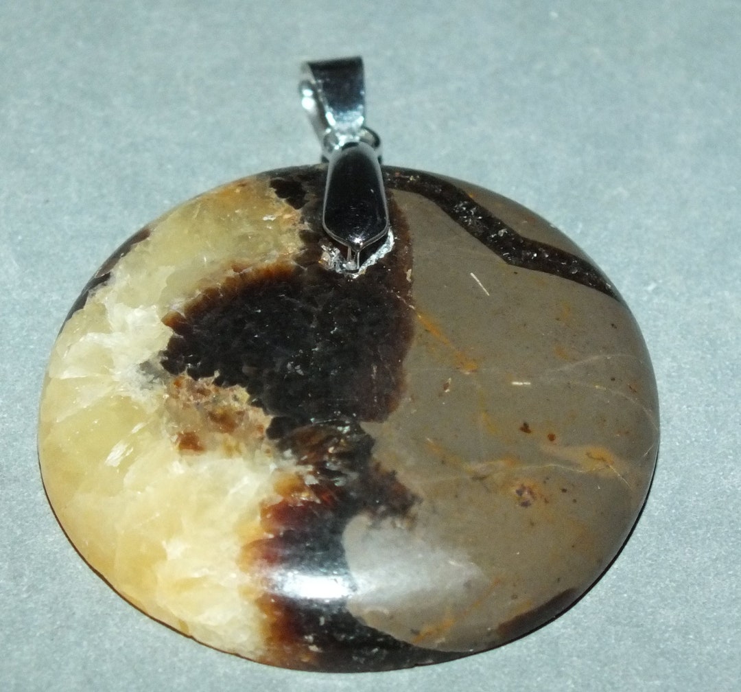 Septarian Fossil Stone Pendant With Metal Mounting Thailand FREE ...