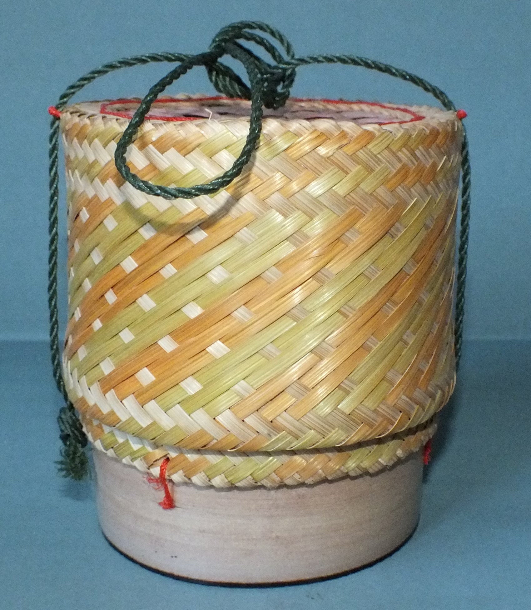 Bast Fibre Rice Basket Handmade Basket Thailand - Etsy