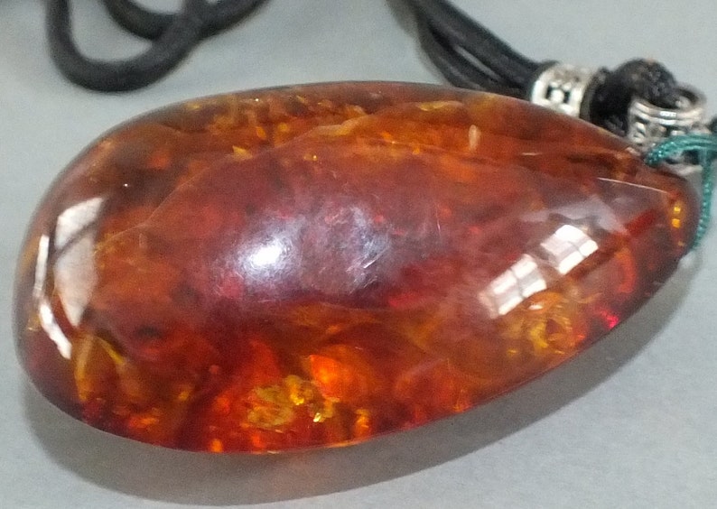 Large Amber Pendant From Burma FREE SHIPPING - Etsy