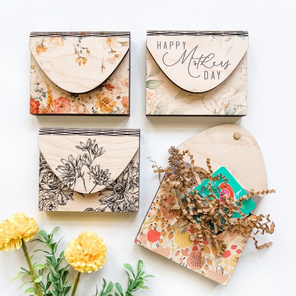 Wooden Card Holder - Etsy