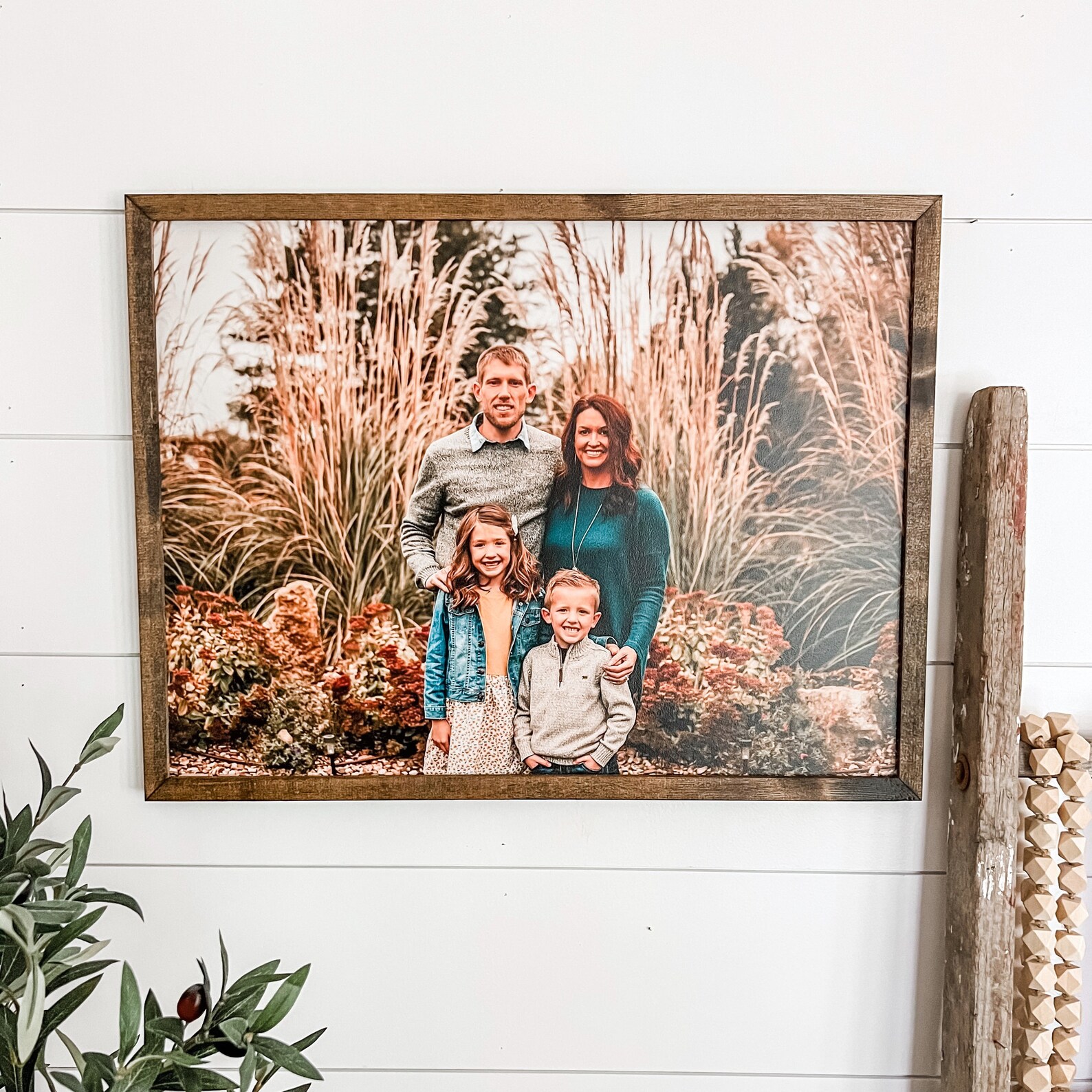 Framed Wedding Photo on Wood ANY Photo on Wood Custom Wood - Etsy