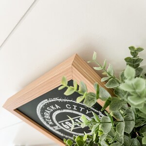 Custom Zip Code Sign, Vintage Stamp Postal Code Sign, Farmhouse Wood ...