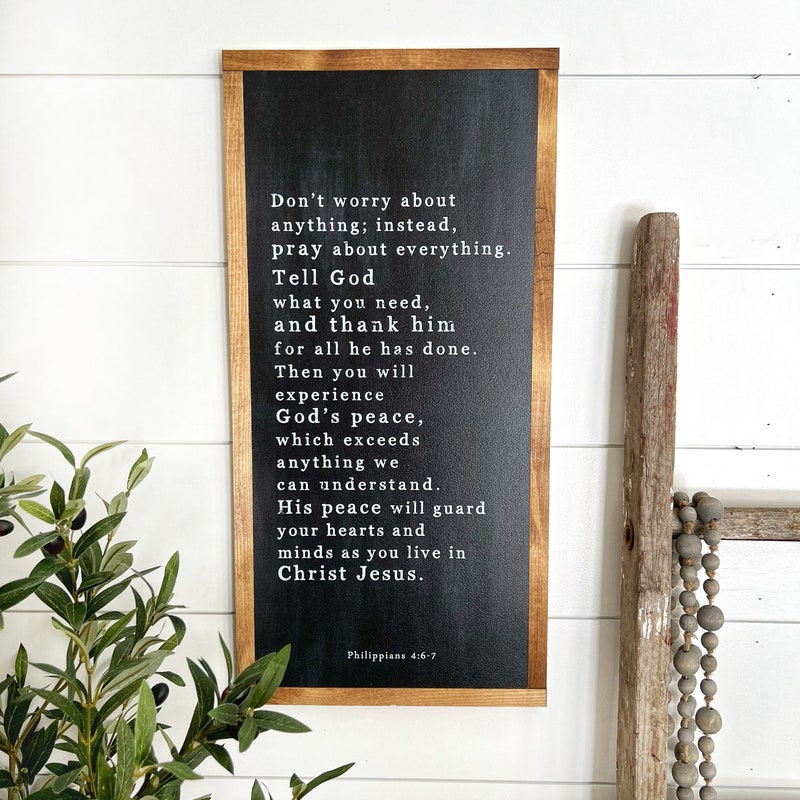 Bible Verse Sign - Etsy