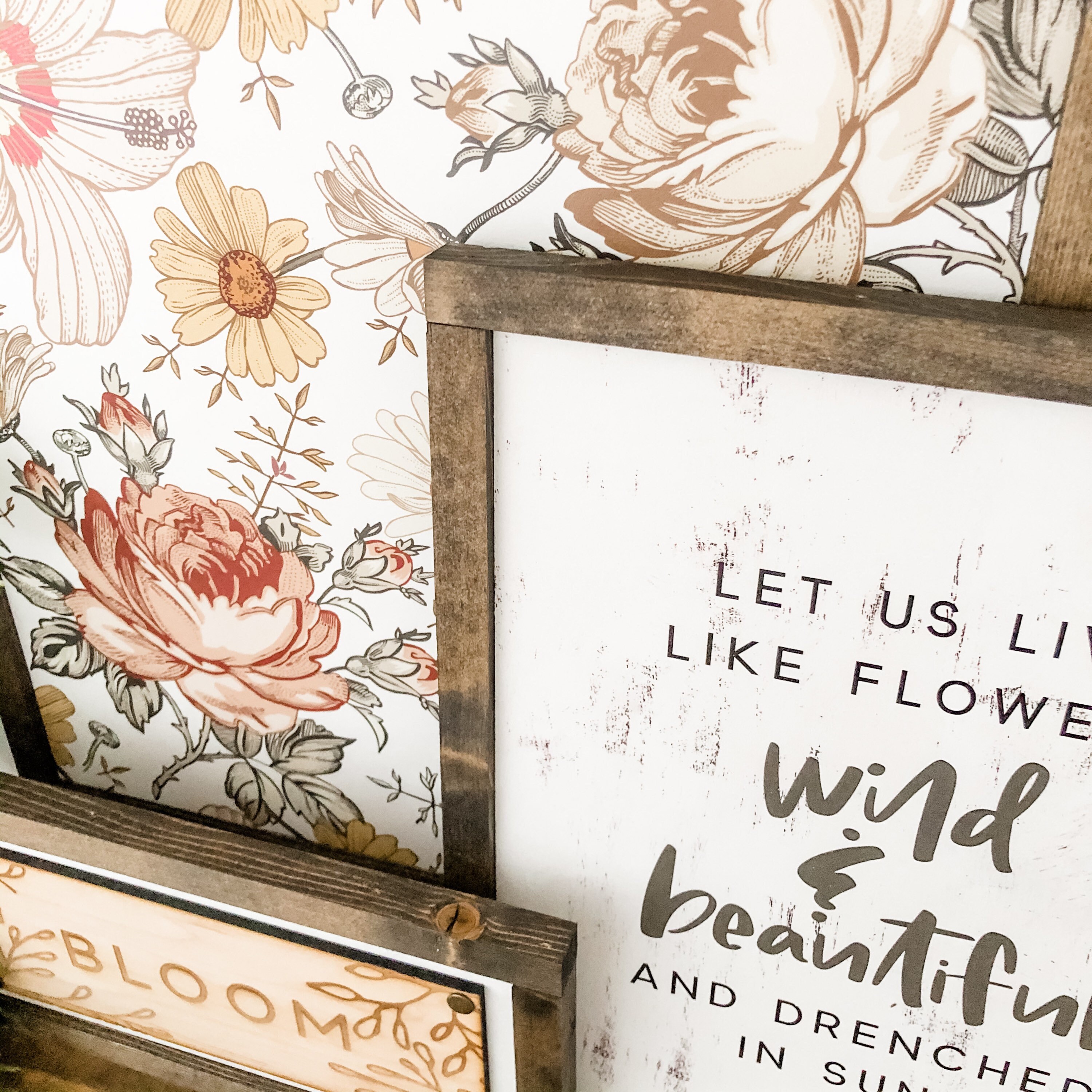 Spring Sign Trio Spring Wood Sign Spring Decor Spring Home - Etsy