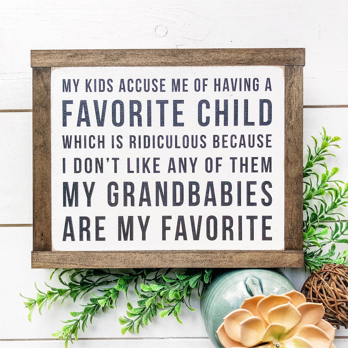 Home Decor Sign / Favorite Child Saying / Wooden Sign / - Etsy