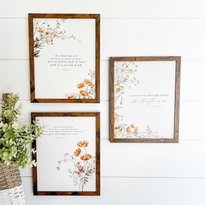 Bible Verse Signs, Scripture Sign, Bible Verse Wall Art, Scripture Wood ...