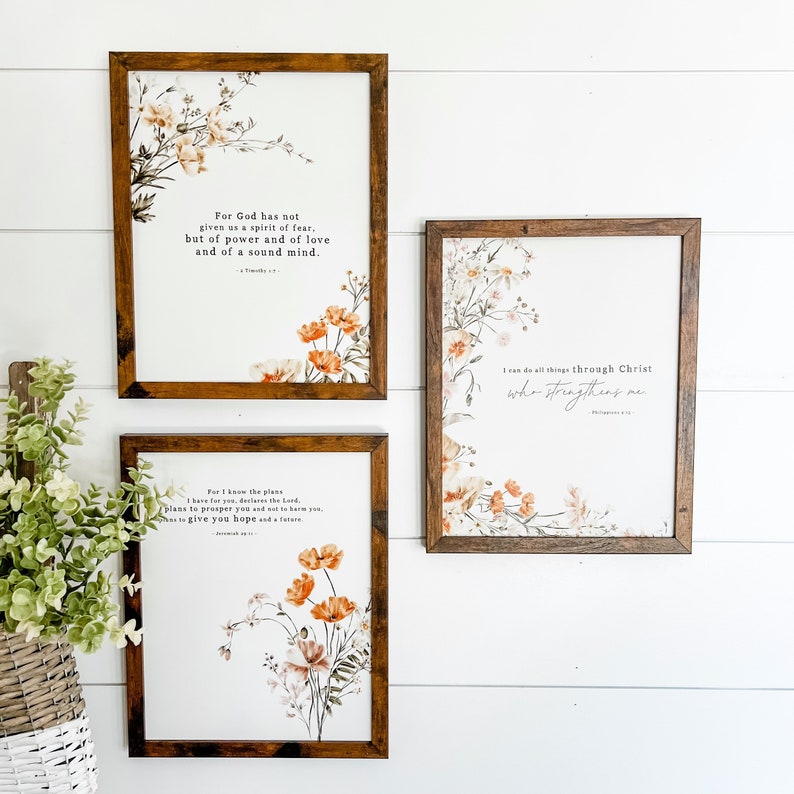 Bible Verse Signs, Scripture Sign, Bible Verse Wall Art, Scripture Wood ...