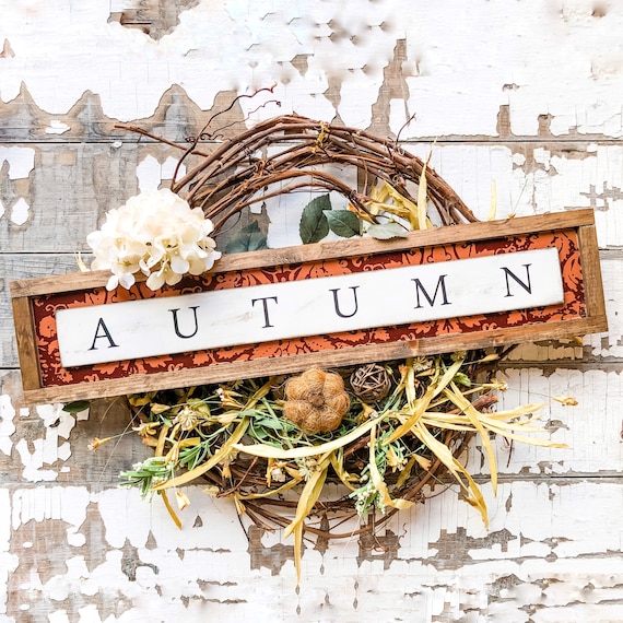 Fall Wood Sign Autumn Sayings Fall Home Decor Harvest Sign - Etsy