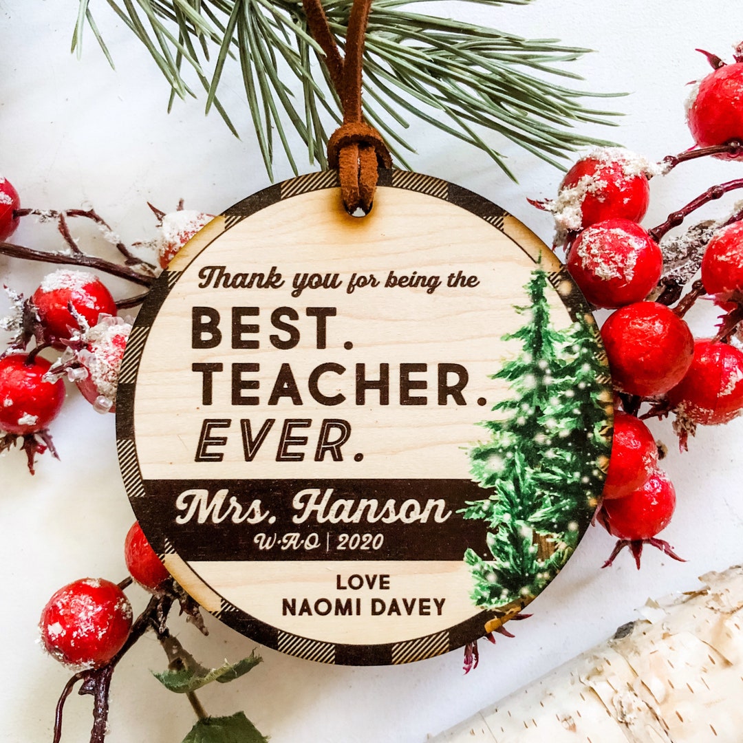 Christmas Ornaments, Personalized Ornament, Teacher Ornament, Teacher ...