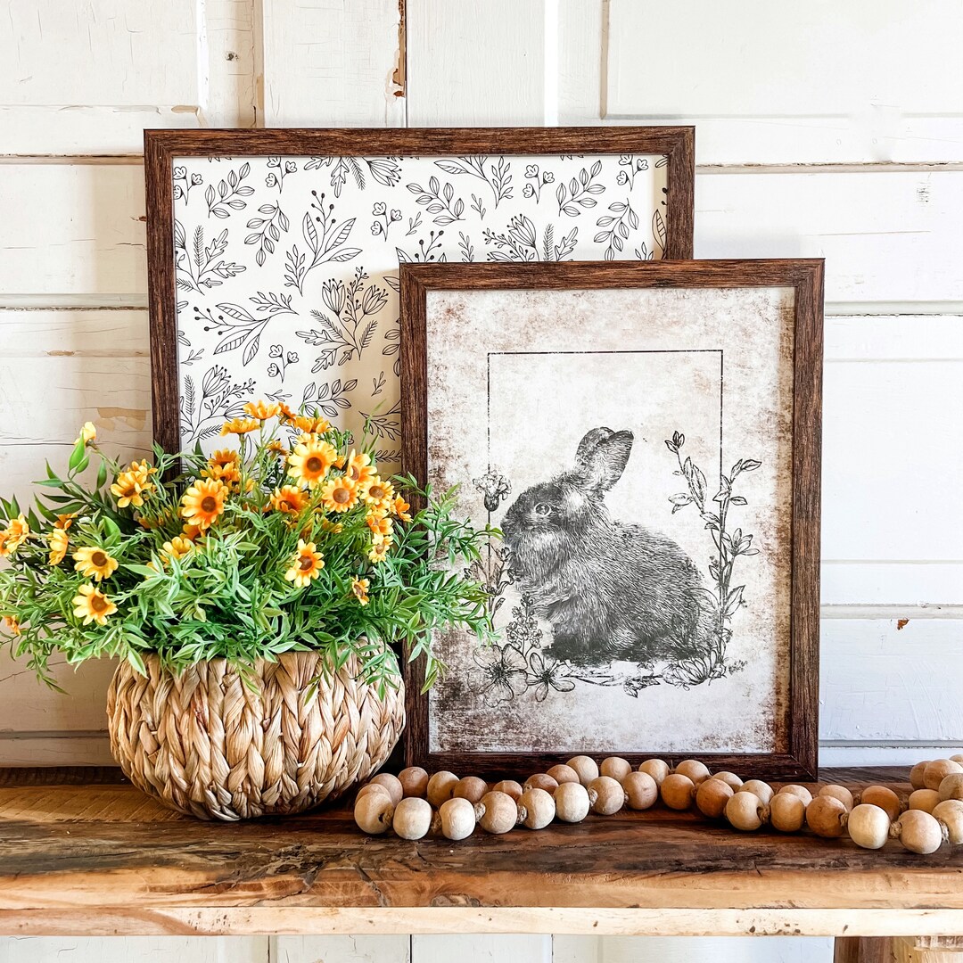 Spring Sign DUO, Spring Wood Signs, Farmhouse Spring Sign, Spring Home ...