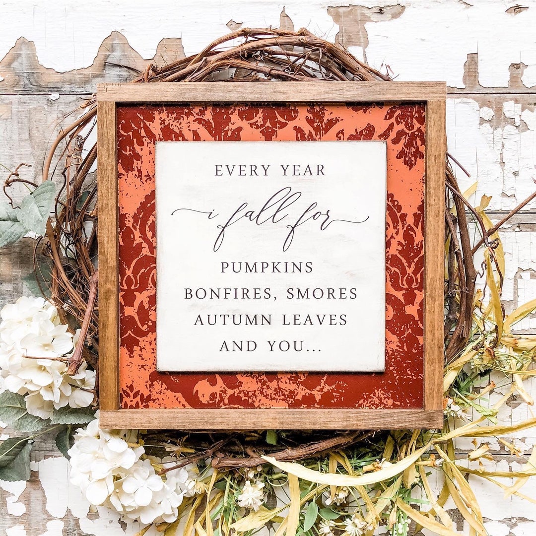 Fall Wood Sign, Fall Quotes, Fall Home Decor, Lasercut Wood Sign, Signs ...