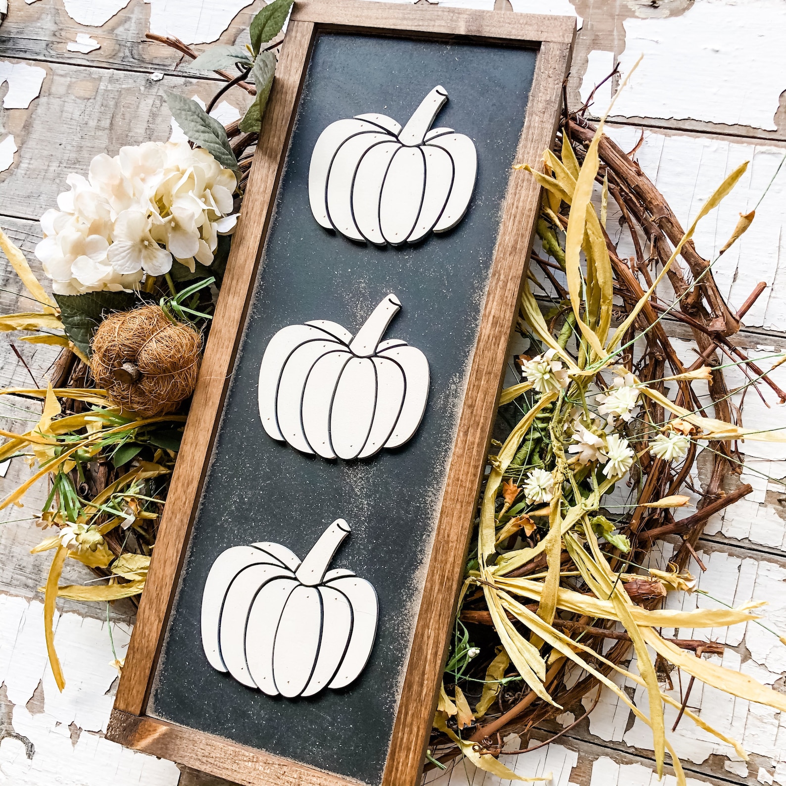 Fall Wood Sign Fall Pumpkin Sign Fall Home Decor Pumpkin | Etsy