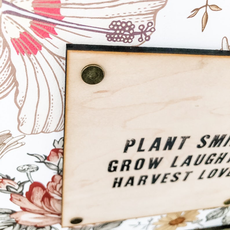 Spring Wood Sign, Farmhouse Spring Sign, Plant Smiles, Grow Laughter ...
