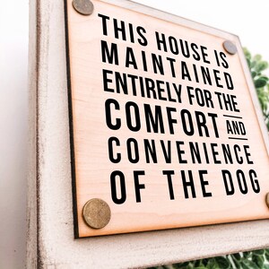 Funny Pet Sign, Funny Dog Quote, Dog Lover Sign, Signs for Dogs, Animal ...