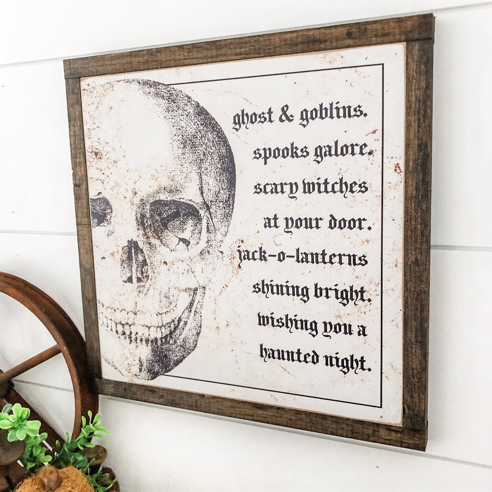 Halloween Wood Sign Halloween Sign Fall Home Decor Lasercut - Etsy