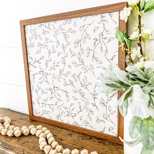 Spring Wood Sign, Farmhouse Spring Sign, Floral Background Layering ...